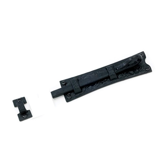 BLACK 6″ SHEPHERD CROOK STRAIGHT DOOR BOLT – Asia Exports