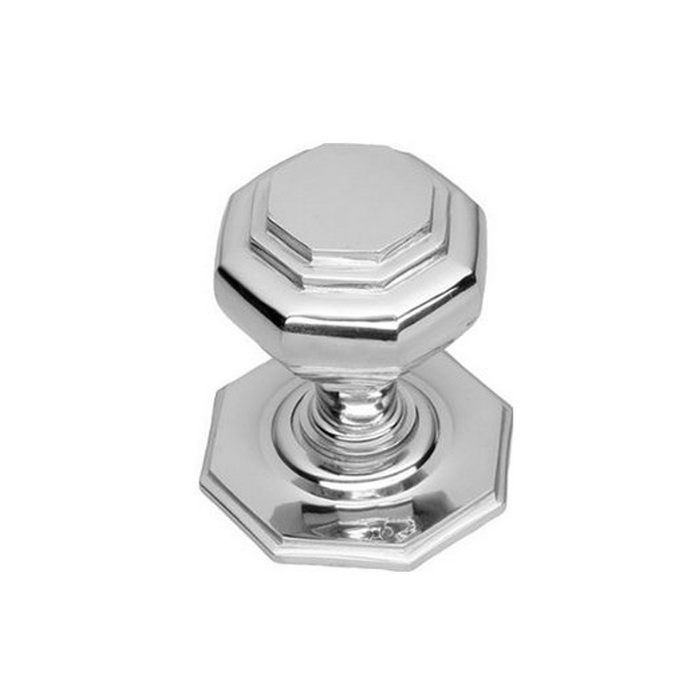 Polished brass Octagonal mortise door knob – Asia Exports