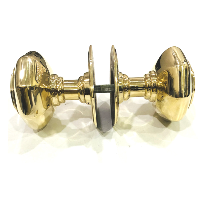 Polished brass Octagonal mortise door knob – Asia Exports